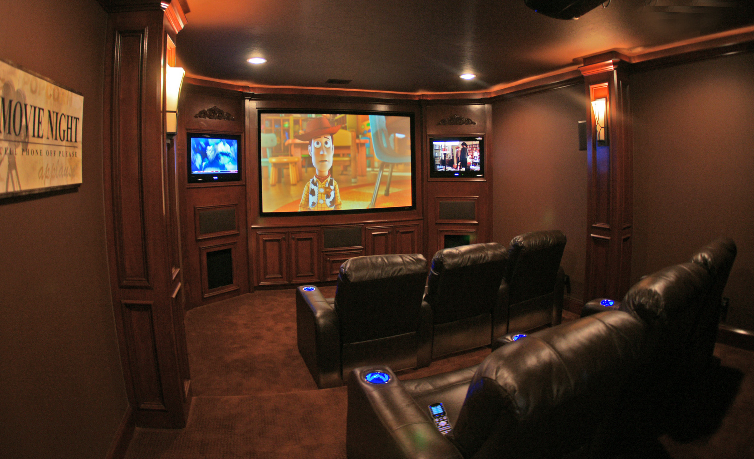 Media Rooms - Frontier Custom Builders